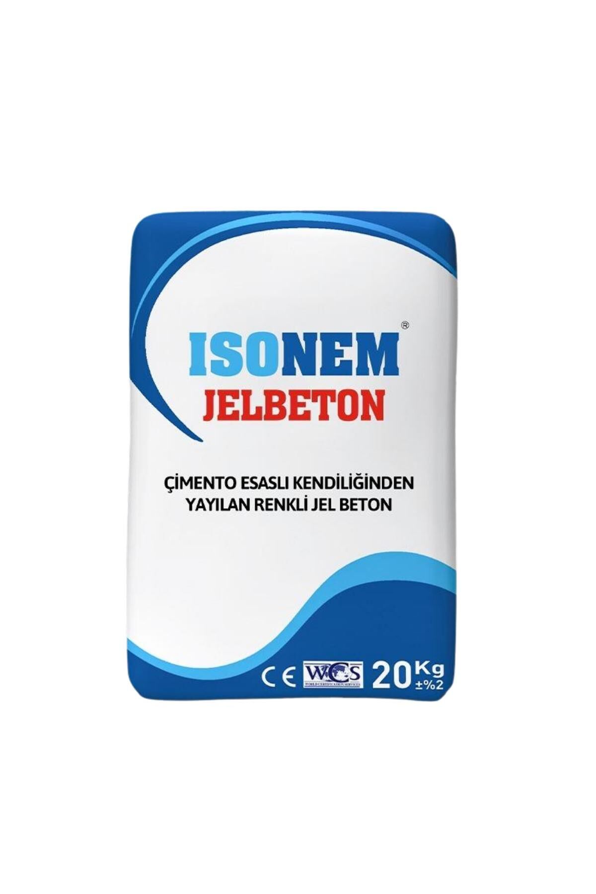Isonem Jelbeton 20 kg Kendiliğinden Yayılan Renkli Beton