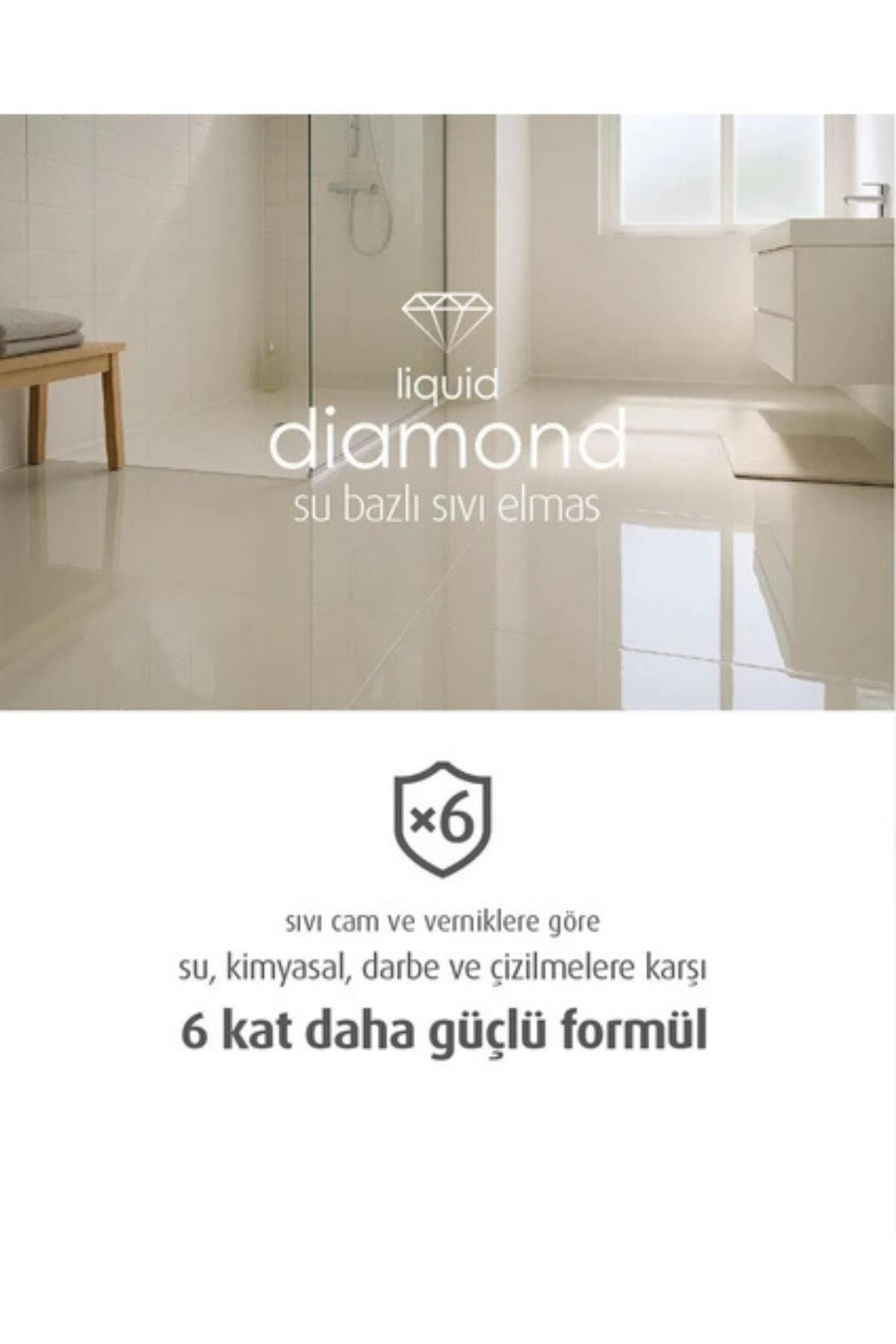 Bianca Liquid Diamond Su Bazlı Sıvı Elmas Parlak 600 gr.